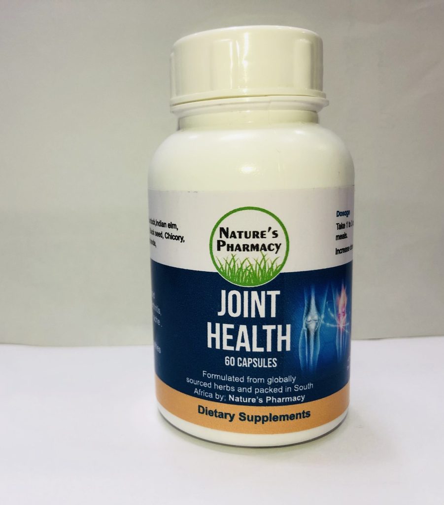 JOINT HEALTH HERBAL CAPSULES 60S - NATURE`S PHARMACY MABONENG SOUTH AFRICA