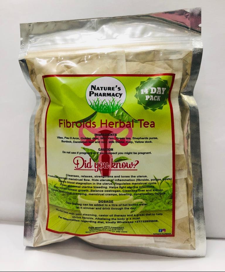 FIBROIDS HERBAL TEA 14 teabags - NATURE`S PHARMACY MABONENG SOUTH AFRICA