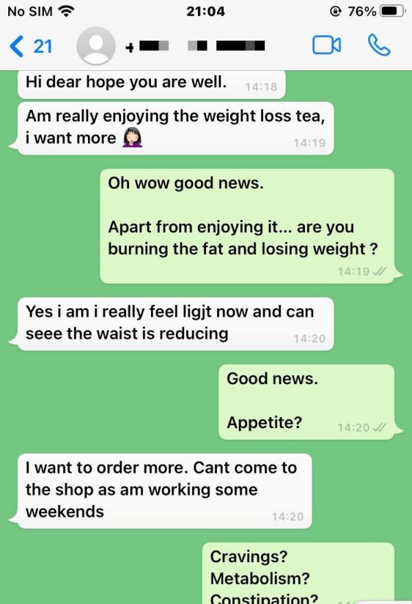 WEIGHT LOSS/FAT BURNER/Mkhaba/Tummy slimming tea 100gms (28days pack ...
