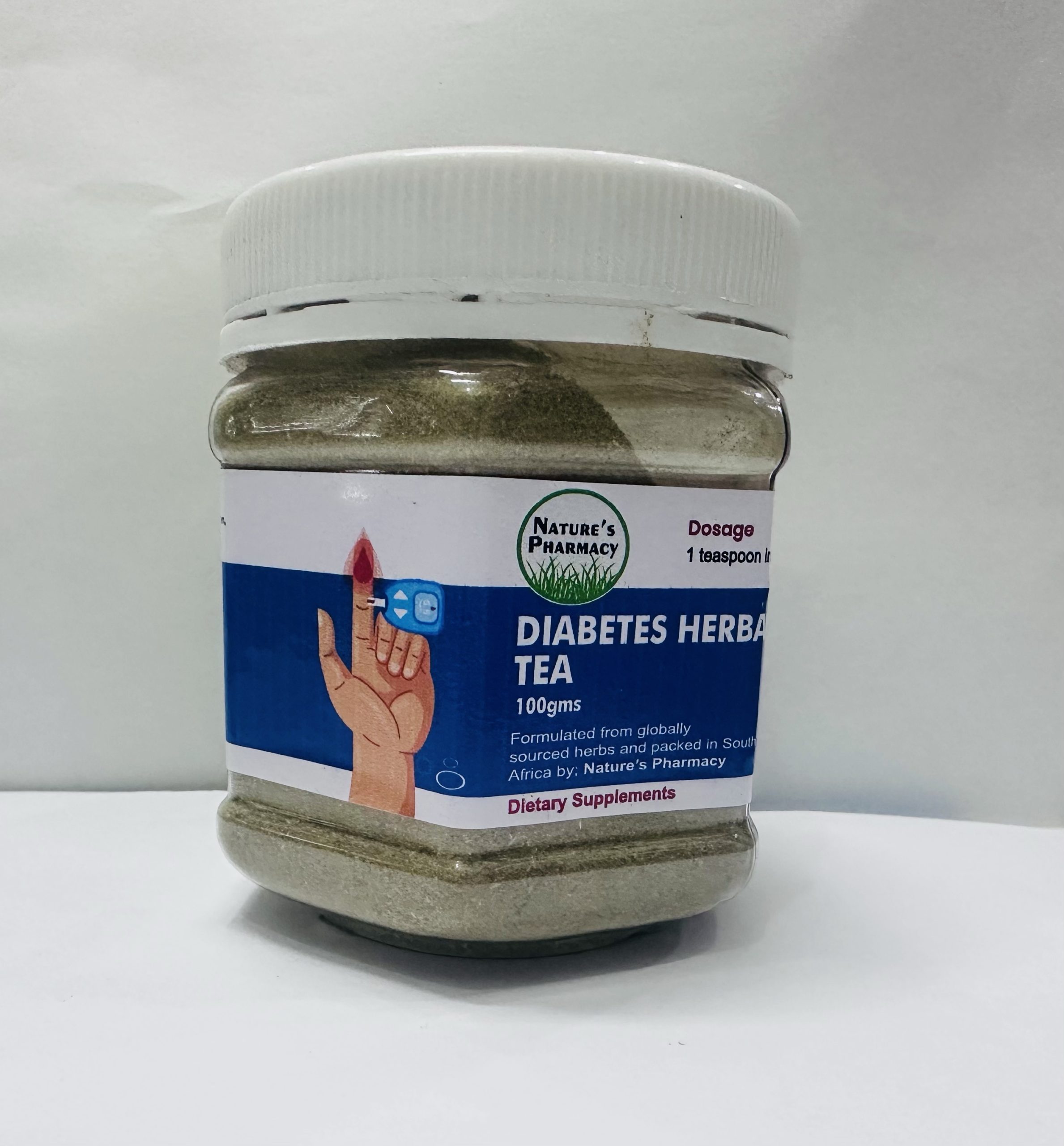 DIABETES HERBAL TEA 100gms - NATURE`S PHARMACY MABONENG SOUTH AFRICA