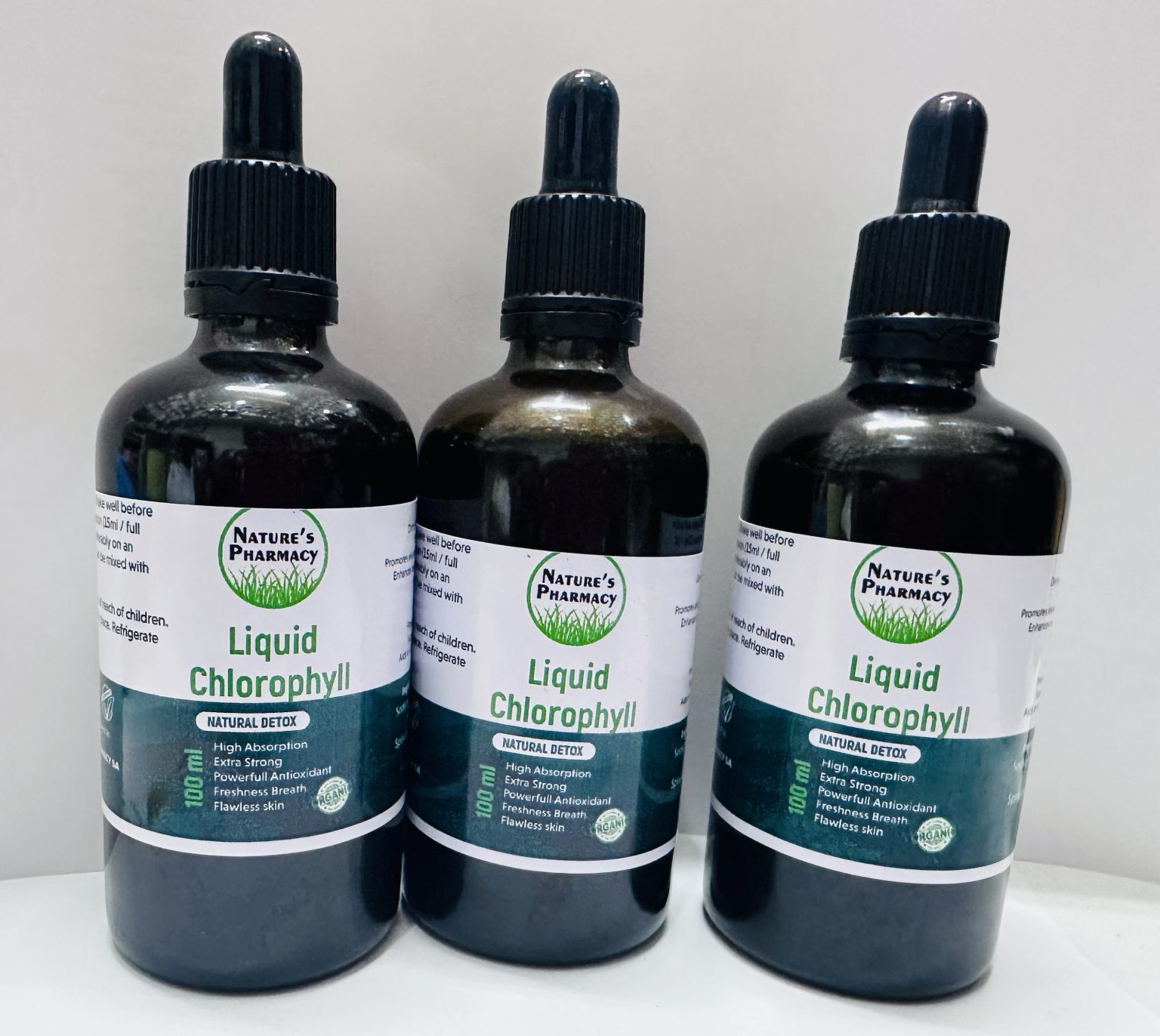 Liquid chlorophyll drops - NATURE`S PHARMACY MABONENG SOUTH AFRICA