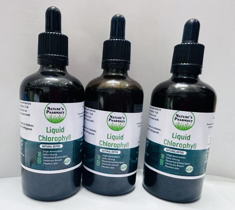 Liquid chlorophyll drops - NATURE`S PHARMACY MABONENG SOUTH AFRICA